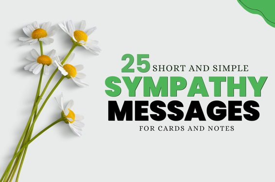 25 Simple Sympathy Messages for Cards