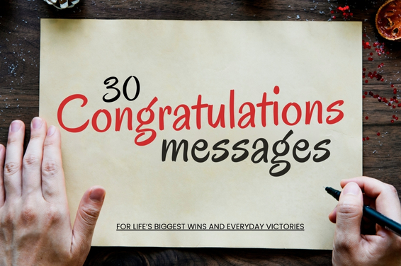30 Congratulations Messages for Every Victory