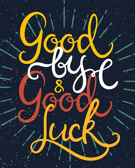 Good Luck Free Farewell Group Card Free Farewell Ecards Greetings