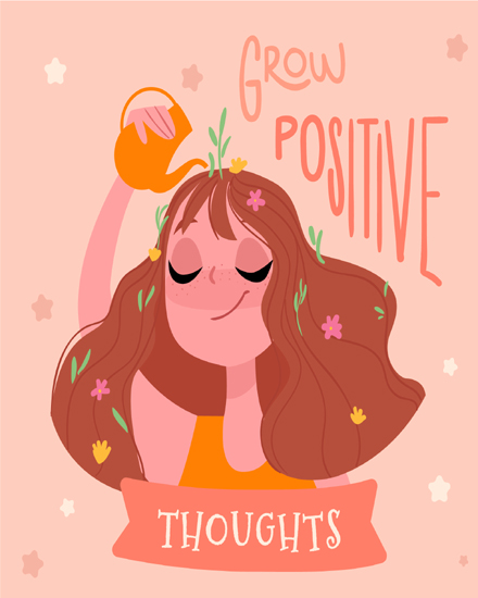 Grow Positive | Free Motivation & Inspiration Group Card | Free ...