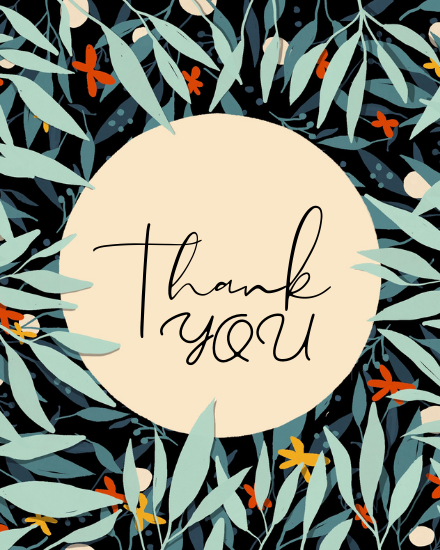 Floral | Free Thank You Group Card | Free Thank You Ecards & Greetings