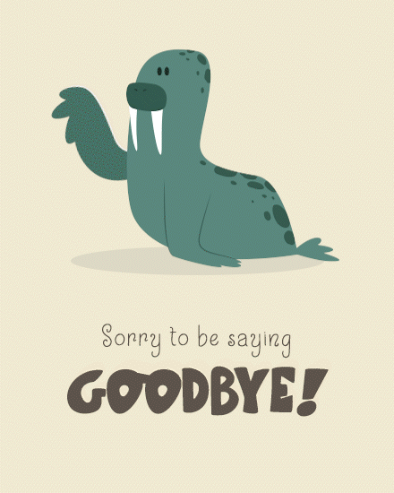 Goodbye | Free Farewell Group Card | Free Farewell Ecards & Greetings