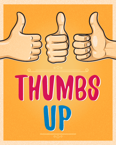 Thumbs Up | Free Employee Appreciation Group Card | Free Employee ...